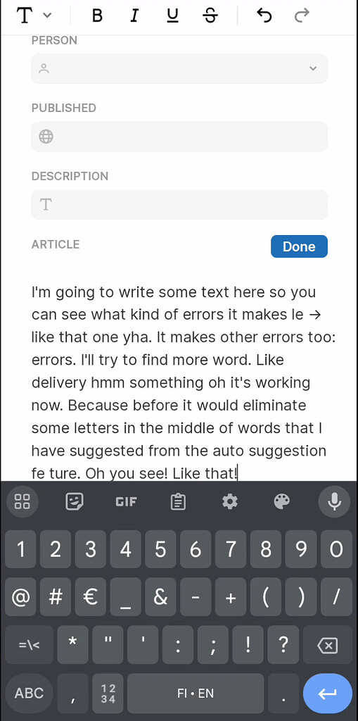 Text Not Entered Correctly On Android Bugs Coda Maker Community