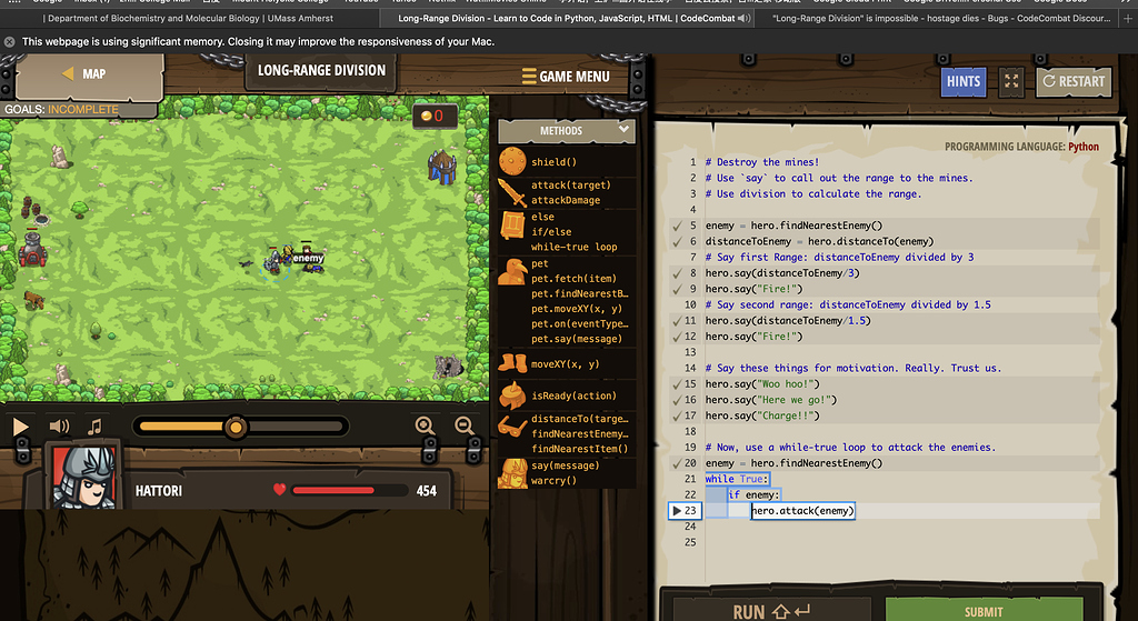 Long-range division(python) - Level Help
