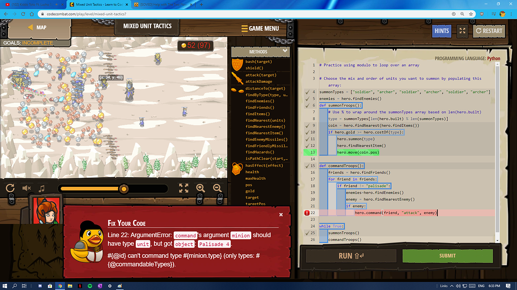 [SOLVED] Mixed Unit Tactics NEED HELP - Level Help