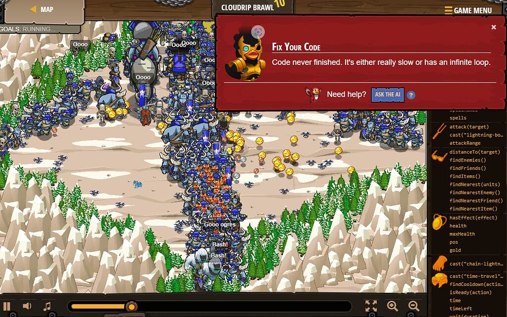 Unfair cloudrip brawl - Bugs