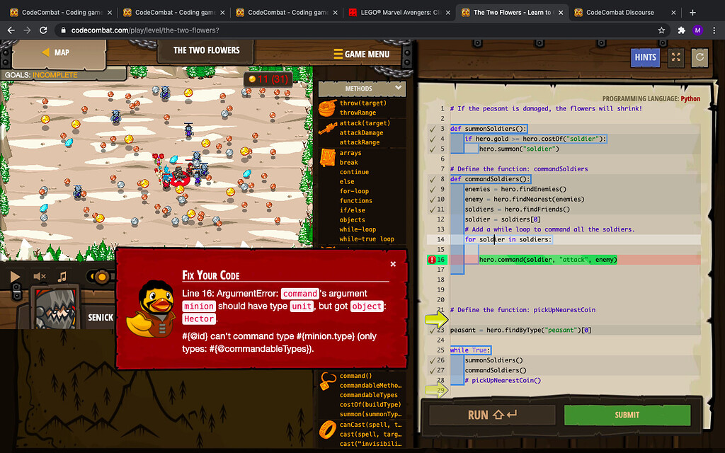 [Solved] How do you command properly - Level Help