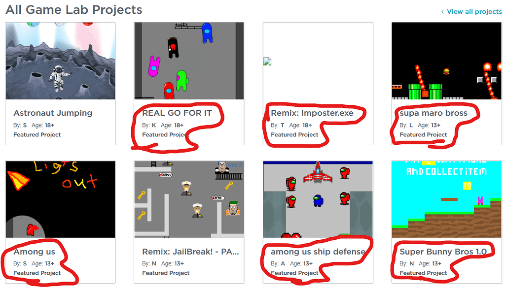 About featured projects - Unit and Lesson Discussion - Code.org ...
