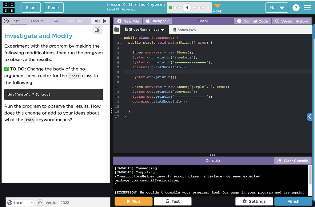 Unit 2 Lesson 4 - General Curriculum Discussion - Code.org Professional Learning Community