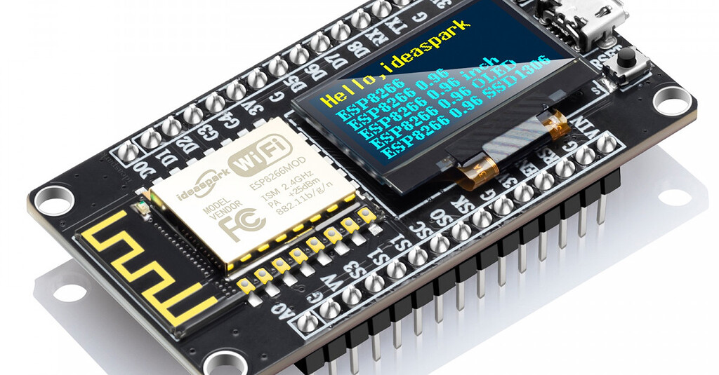 ESP8266 COM OLED 0,96 ( monitor temperatura pela internet ) - Arduino - Fórum Fazedores