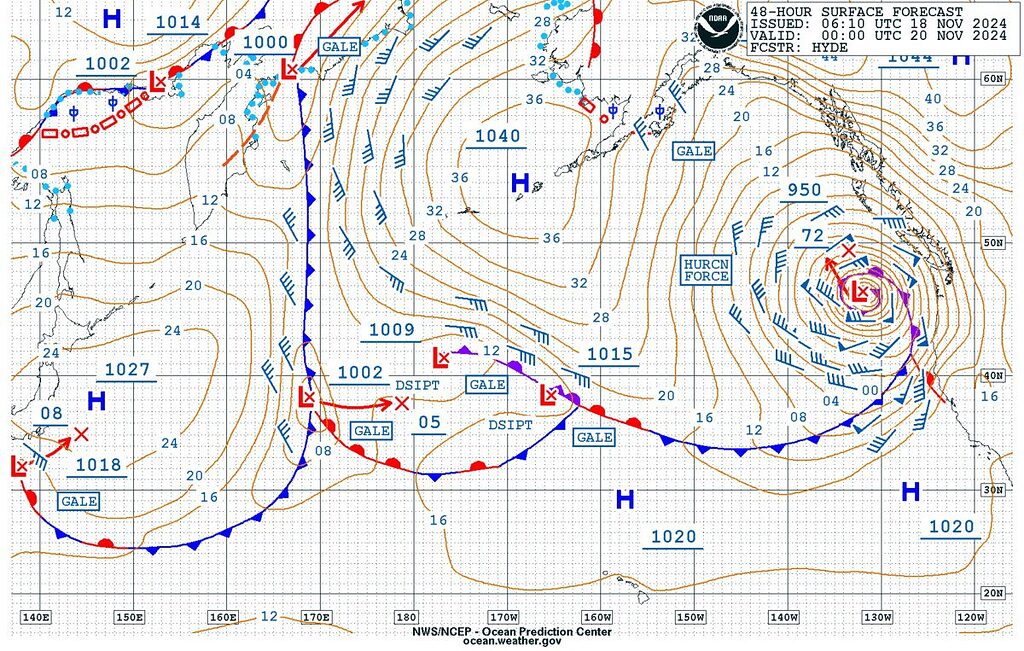 Massive "Bomb Cyclone" to Unleash Hurricane-Force Winds and Towering ...