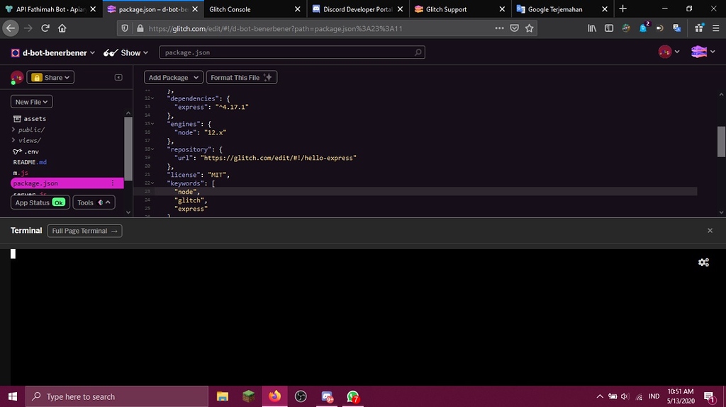 Console Is Not Loading - Glitch Community Forum