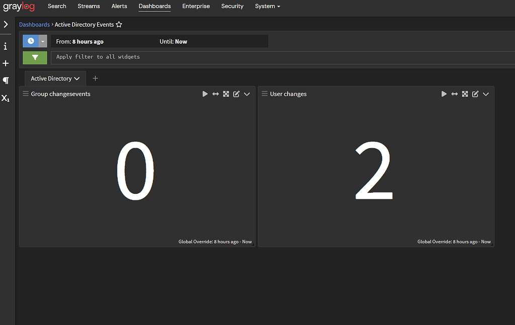 Dashboard Global overide time issue - Graylog Central (peer support) - Graylog Community