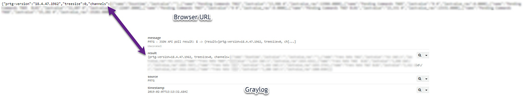 PRTG JSON Invalid format - Graylog Central (peer support) - Graylog Community
