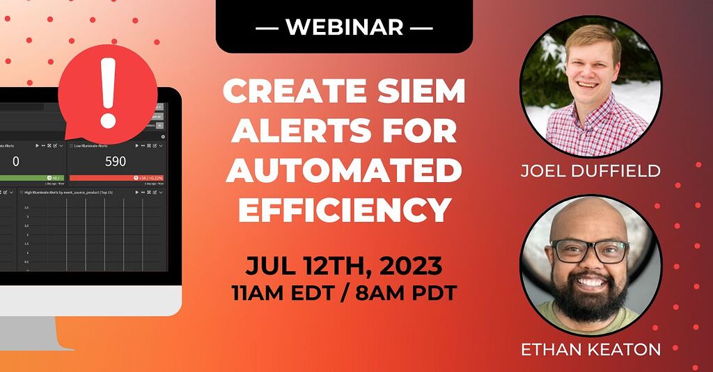 Graylog Labs - Webinar July 12 CREATE SIEM ALERTS FOR AUTOMATED ...