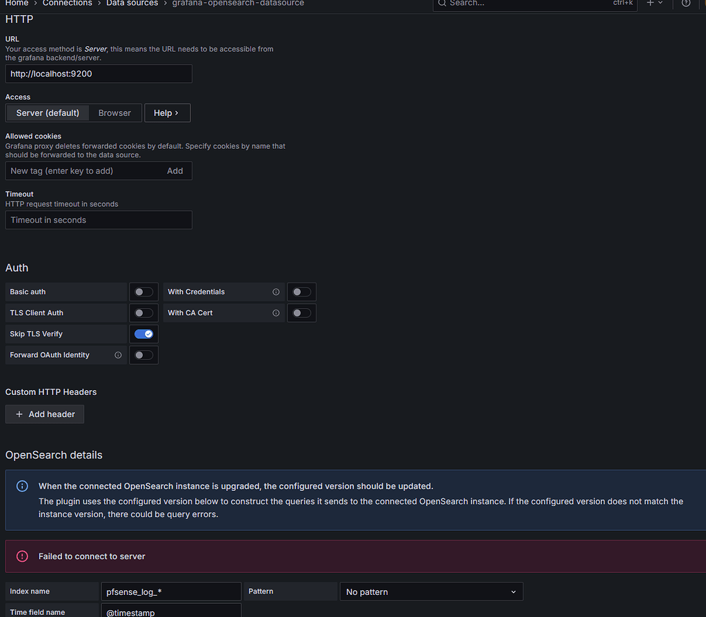 Graylog datanode to Grafana - Graylog Central (peer support) - Graylog Community