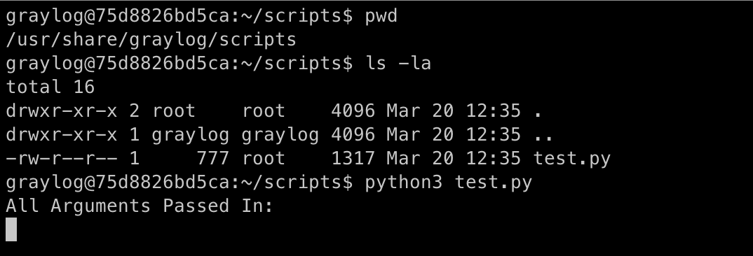 Incident & Response with Python Script - Graylog Central (peer support) - Graylog Community