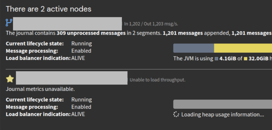 Problem With Time Out With Node Graylog Central Peer Support Graylog Community