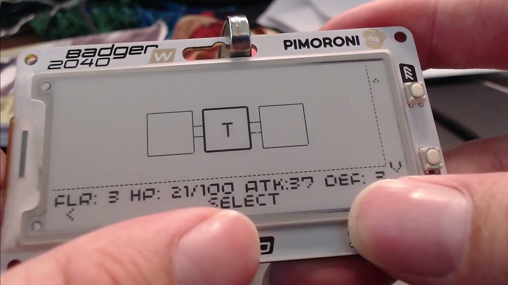 Badger Dungeon Game for Badger 2040 W - Projects - Pimoroni Buccaneers