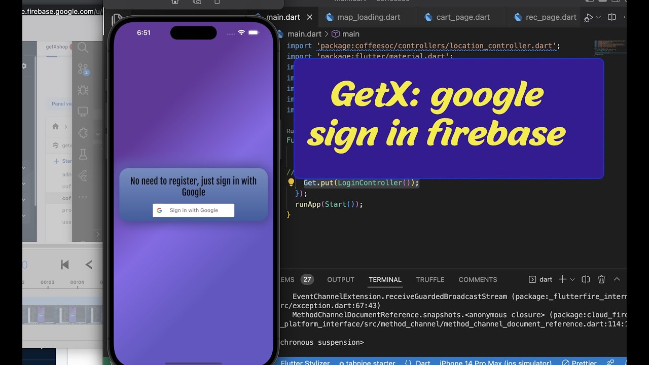 How to signin with google using getx and log user to firebase! - Rapyd Community