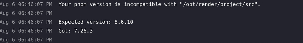 How to use corepack? - Render