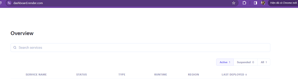 How many services can personal account deploy? - Render
