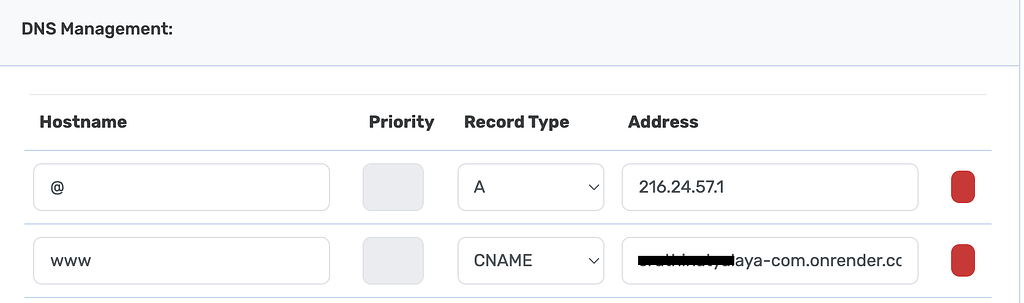 Custom domain won't get verified - Render