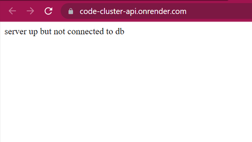 MongoDB refuses to connect - Render