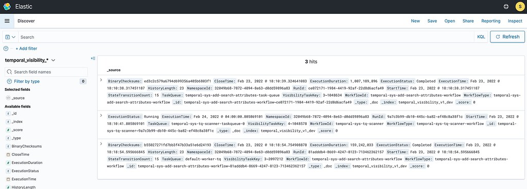 Cannot See Workflows While Running Temporal On Aws Ecs With Aws Elasticsearch Community