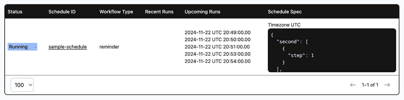 Generate a list of upcoming runs for a schedule outside of Temporal context - Community Support ...