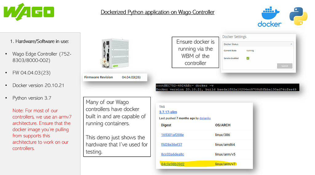 Tech Note: Dockerizing your Python Application on a Wago Controller - Python - WAGO Automation ...
