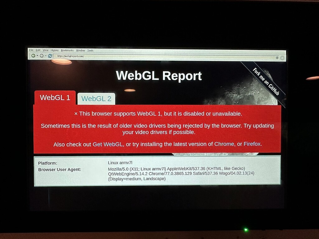WebGL and TP600 browser - Hardware and Linux - WAGO Automation Community