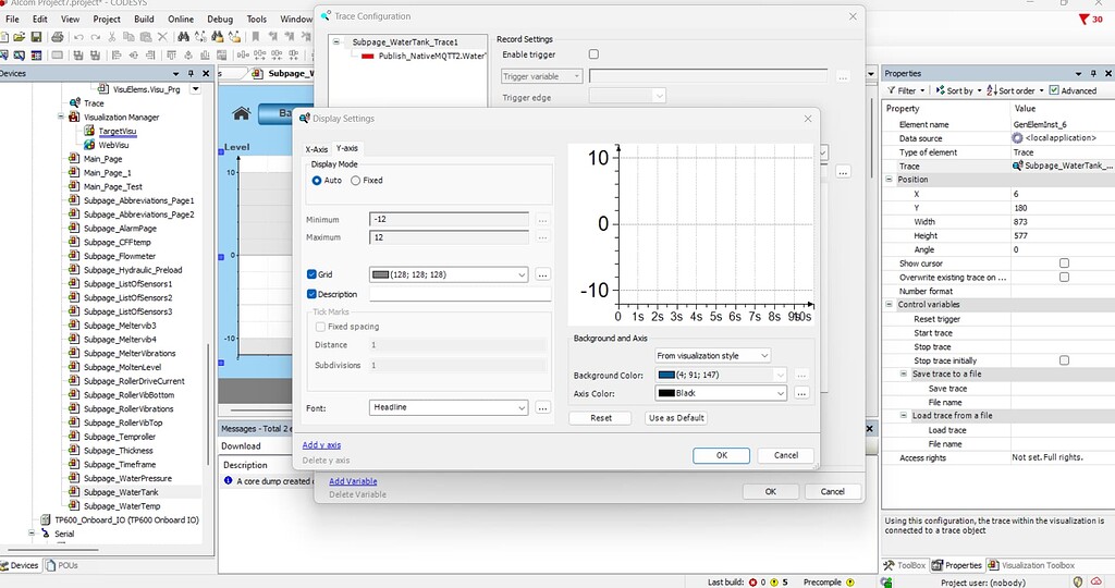 Can Y-axis trace graph converted from number to text? - CODESYS - WAGO Automation Community