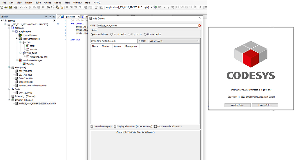 Modbus TCP (master-slave) - CODESYS - WAGO Automation Community