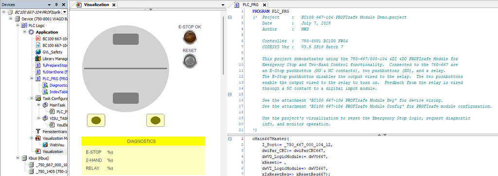 PROFIsafe Module Demo Project - CODESYS - WAGO Automation Community