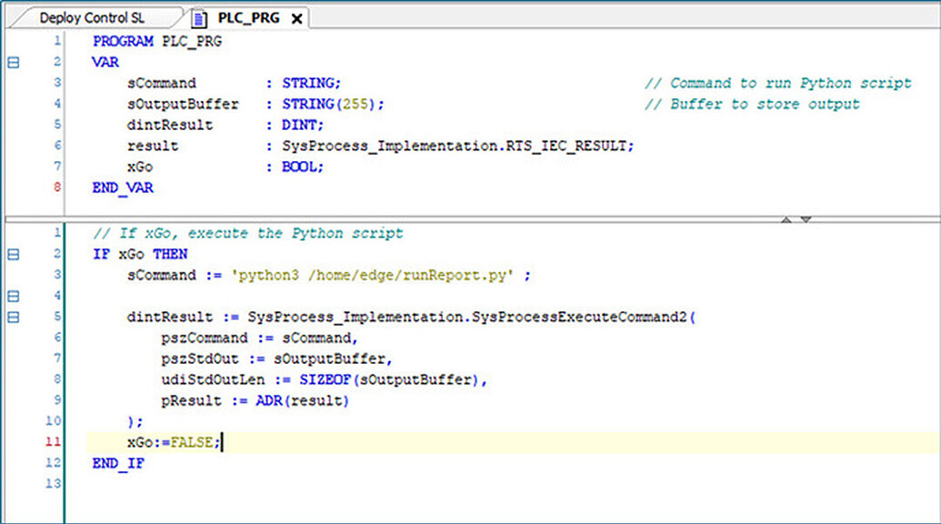 How To Execute A Python Script From The Codesys Linux Sl Runtime On A Wago Edge Computer 752 