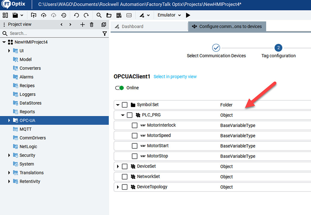 How To: Use FT-Optix with a WAGO PFC and the CODESYS Edge Gateway ...