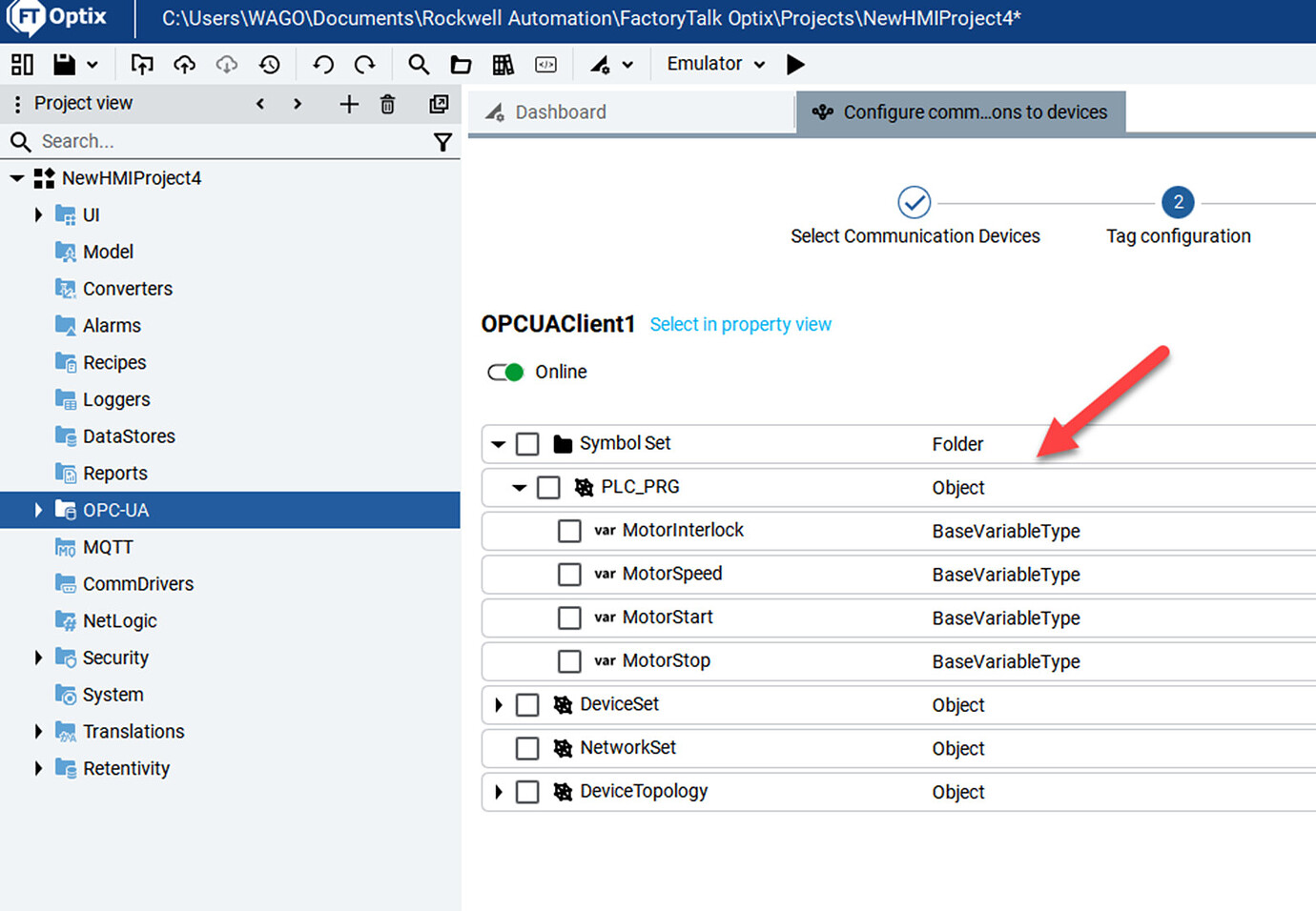 How To: Use FT-Optix with a WAGO PFC and the CODESYS Edge Gateway - CODESYS - WAGO Automation ...