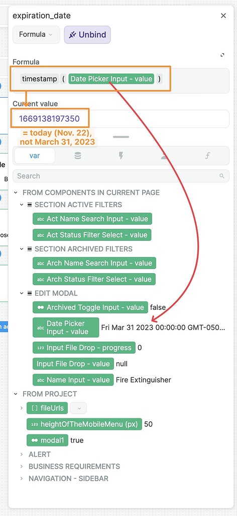 Issue sending date converted to timestamp to Xano [Resolved] - How do I? - WeWeb Community