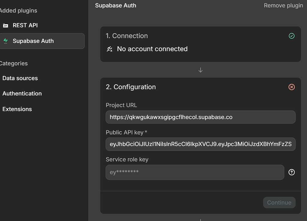 Supabase - Service role key - How do I? - WeWeb Community