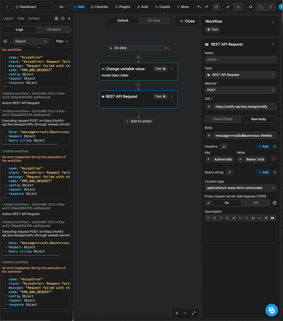 I couldn’t successfully connect WeWeb with Line Notify - How do I? - WeWeb Community