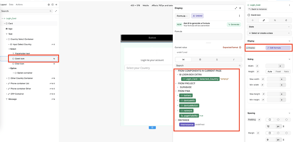 Transformed components not allowing Binding to the Input fields they have inside - Ask us ...