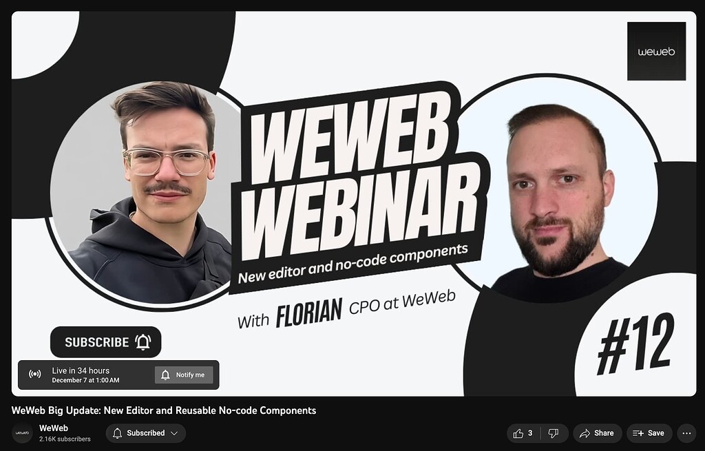 Whose looking forward to 6 December? 😍 - Ask us anything - WeWeb Community