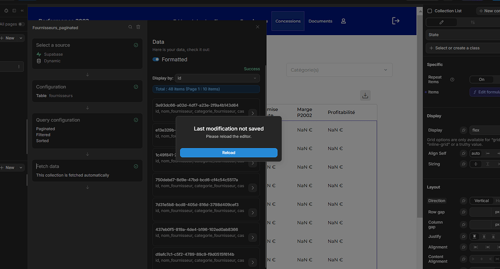 "Last modification not saved" - Ask us anything - WeWeb Community