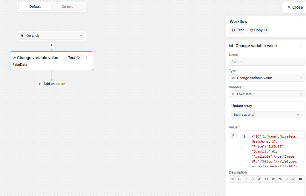 Insert new record to Datagrid - Ask us anything - WeWeb Community
