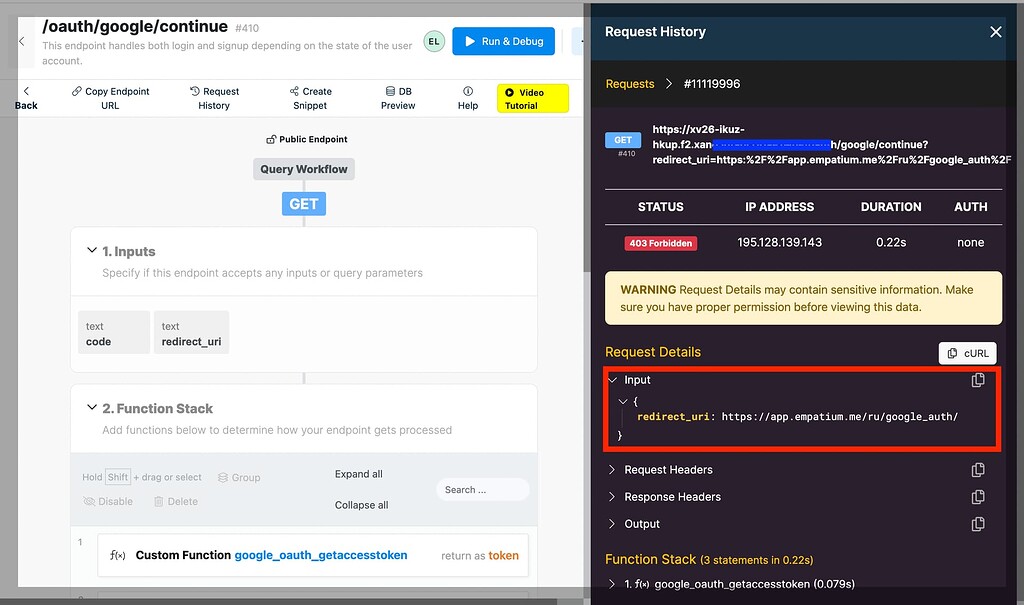 Google SignUp doesn't work - Ask us anything - WeWeb Community