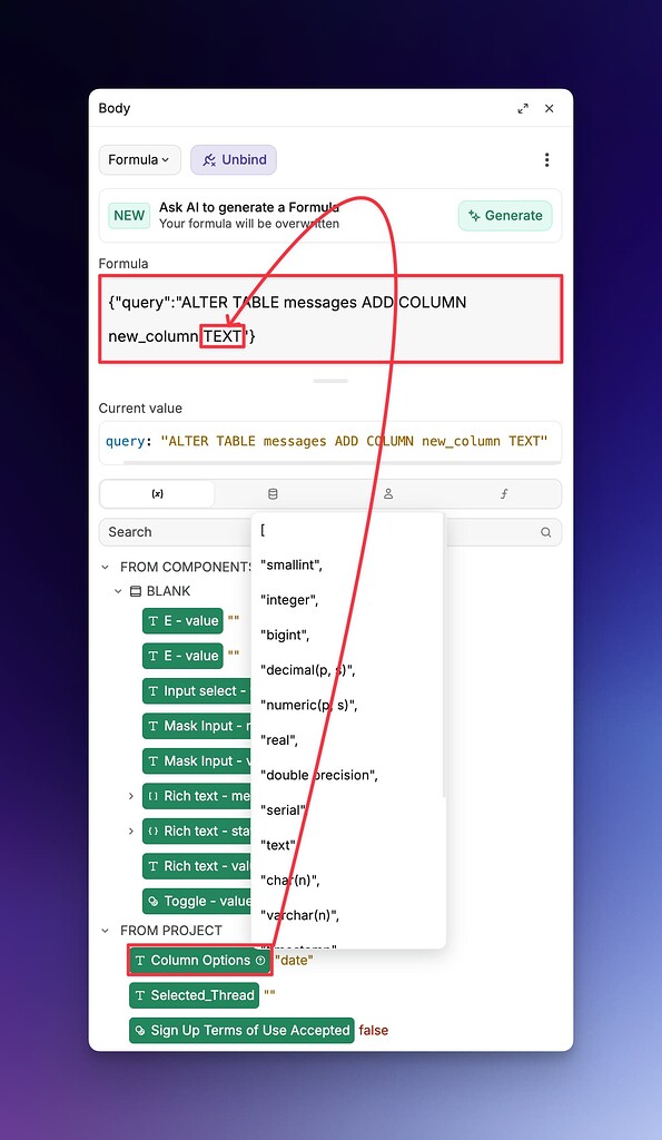 Dynamic Variable inside REST API Body - Ask us anything - WeWeb Community