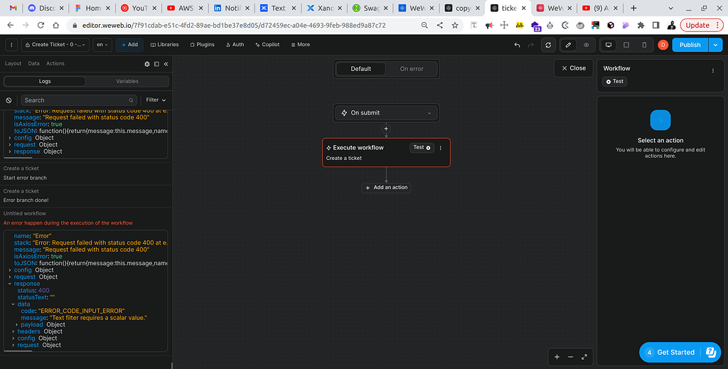 Help With Error How Do I Weweb Community
