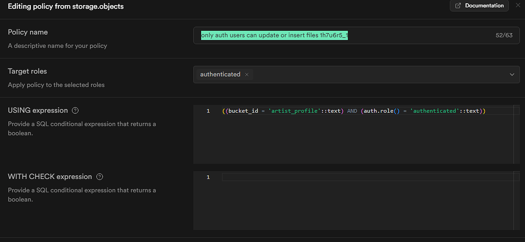 Get row level sec' error when uploading images to supabase from weweb - Ask us anything - WeWeb ...
