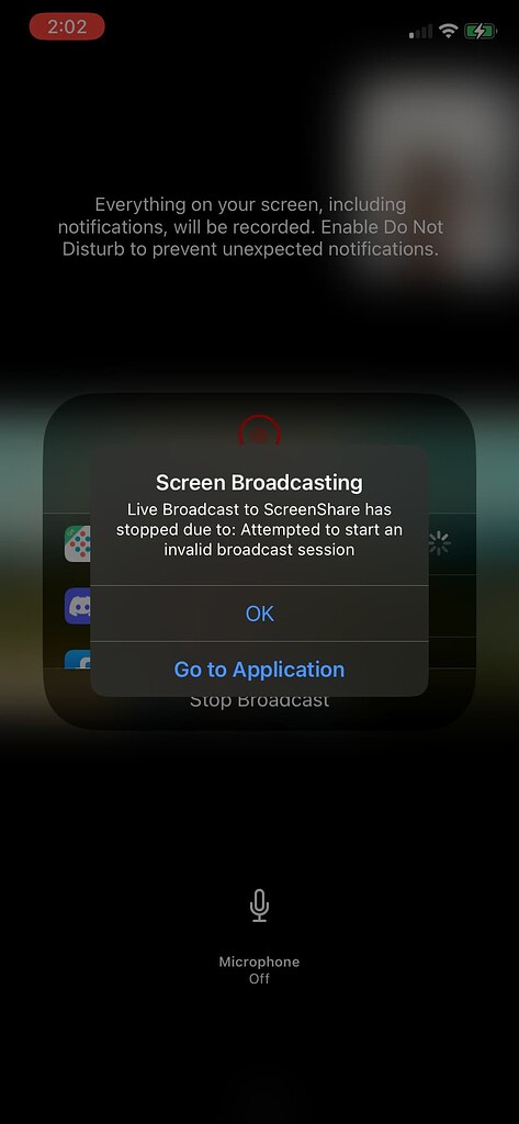 Sharing screen fails the first time, works subsequent times - iOS - Zoom Developer Forum
