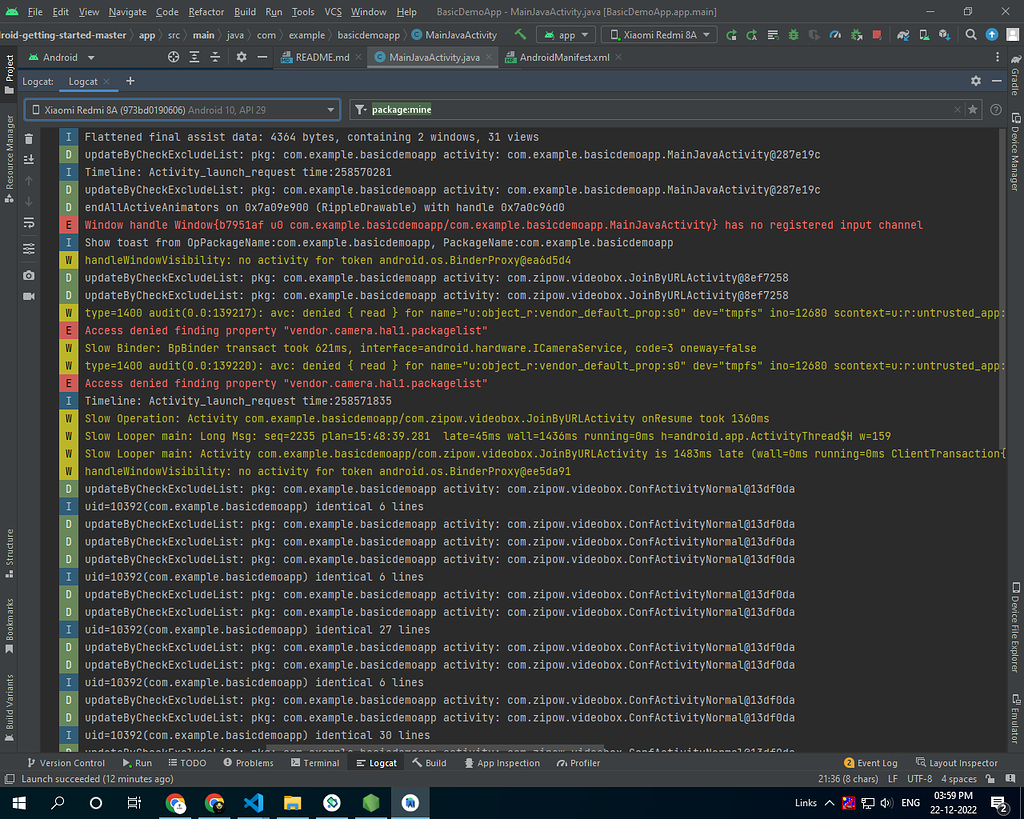 Unable to join zoom meeting - Android - Zoom Developer Forum