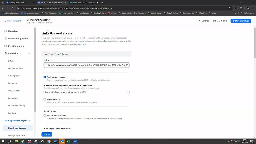 Zoom Events not creating new lead record - App Marketplace - Zoom Developer Forum