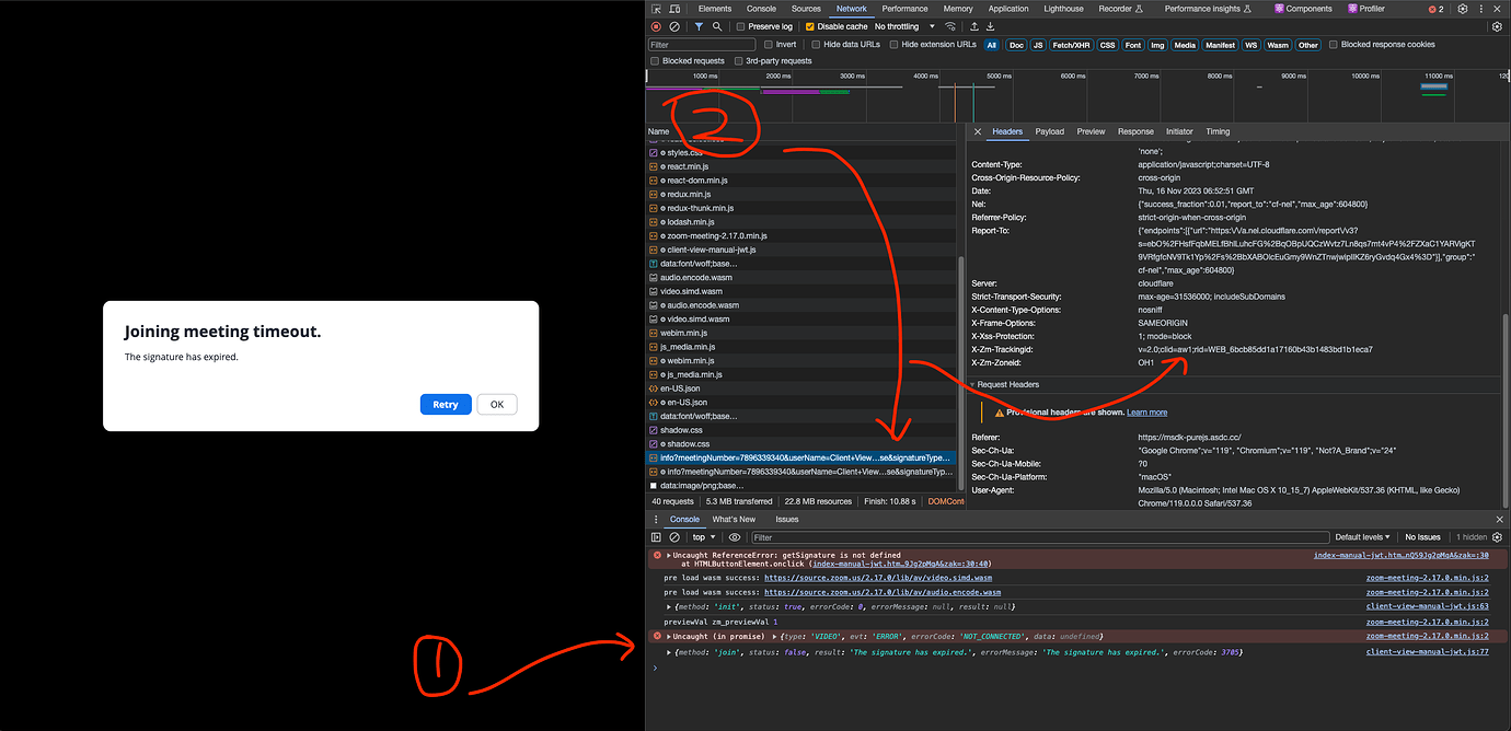 Joining Meeting Timeout or Browser Restriction on any browser - Web ...