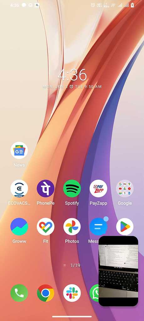 Android - How to enable PIP window when doing screen share? (Like in iOS) - Android - Zoom ...