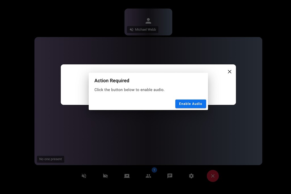 How to Remove Popup "Action Required - Click the button below to enable Audio" - Web - Zoom ...