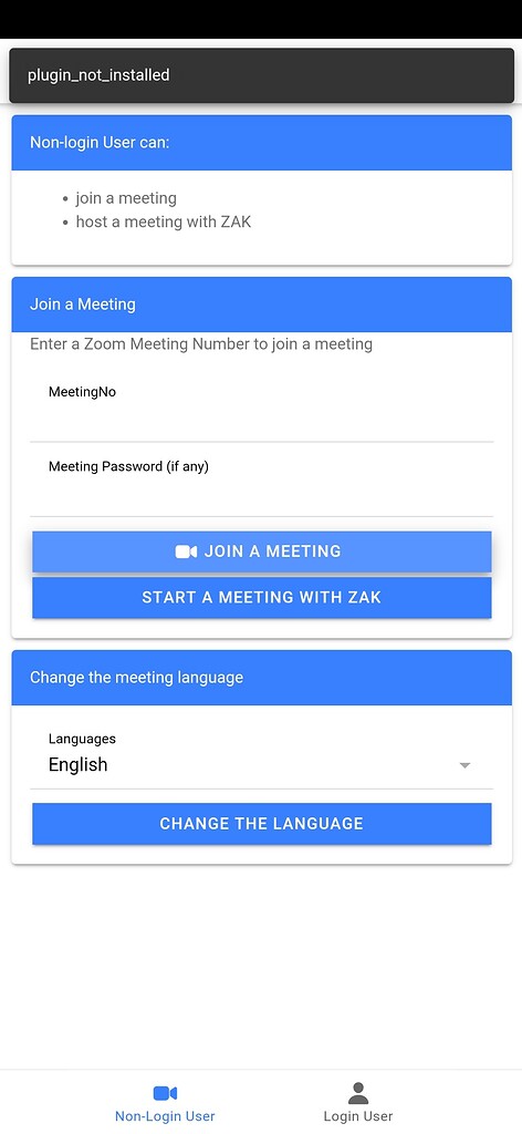 ERROR : plugin_not_installed in Android - Ionic - Zoom Developer Forum
